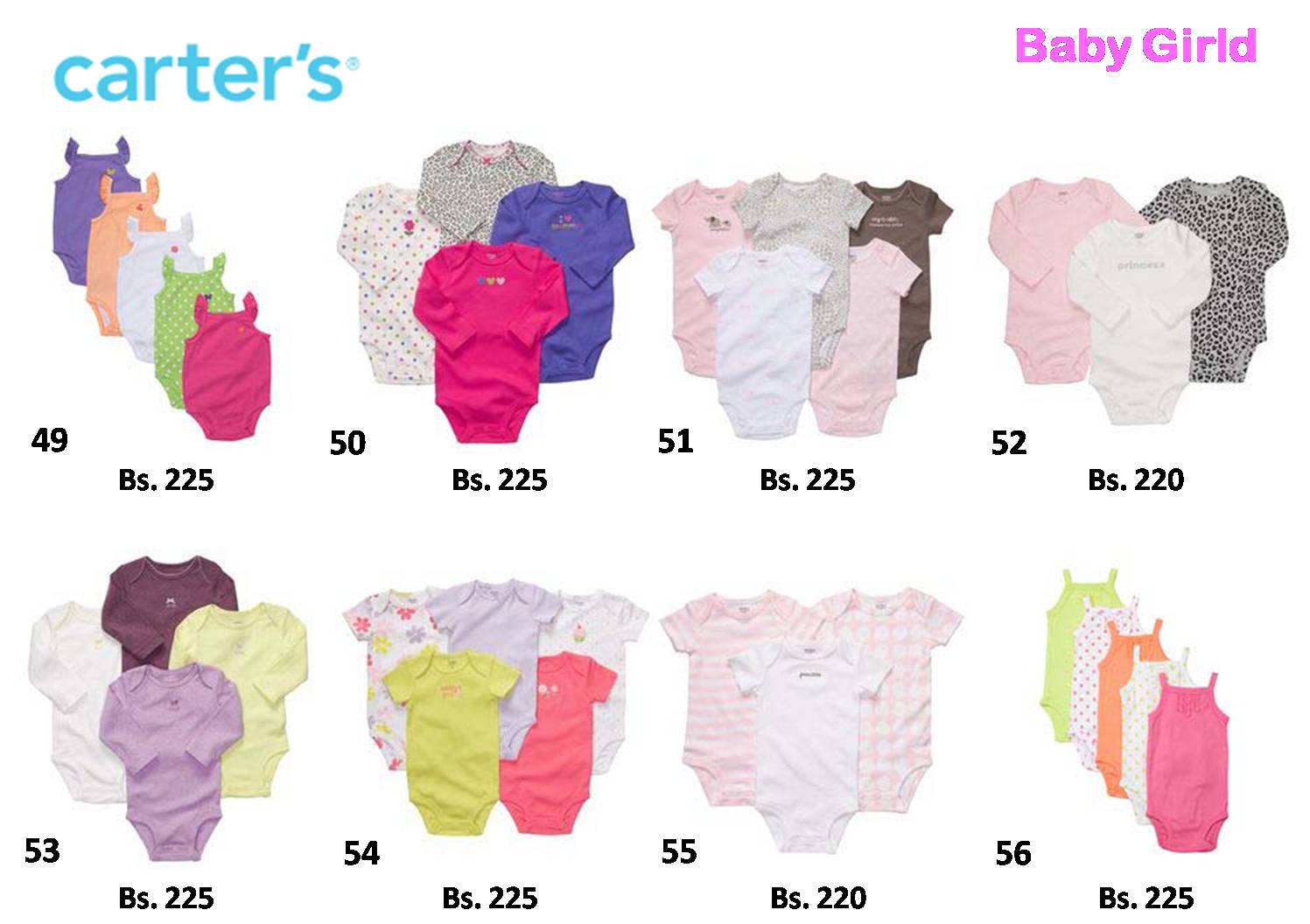 Venta de Ropa de niño marca Carter: Catálogo de Ropa de Niña