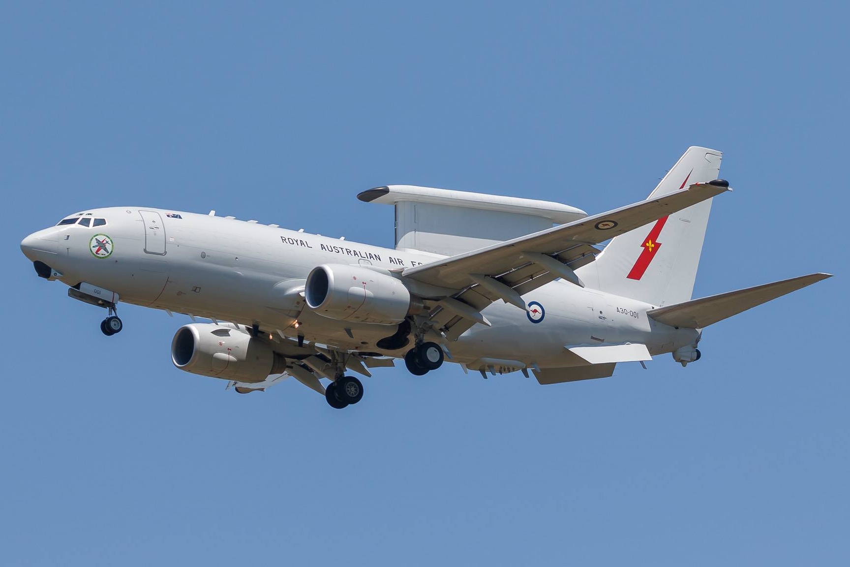 Central Queensland Plane Spotting: Four RAAF Boeing B737-7ES / E-7A ...
