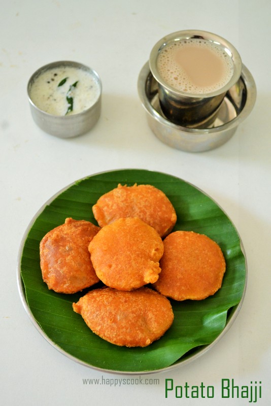 Aloo Bhajji Recipe | Potato Bajji | Uruzhai Kizhangu Bajji | Diwali ...