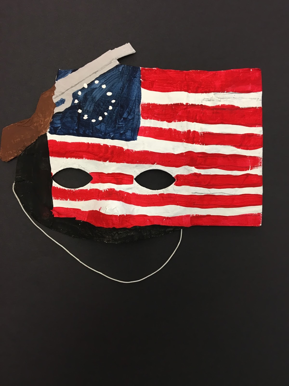 The Colorful Art Teacher: 8th Grade Historic Skit Masks