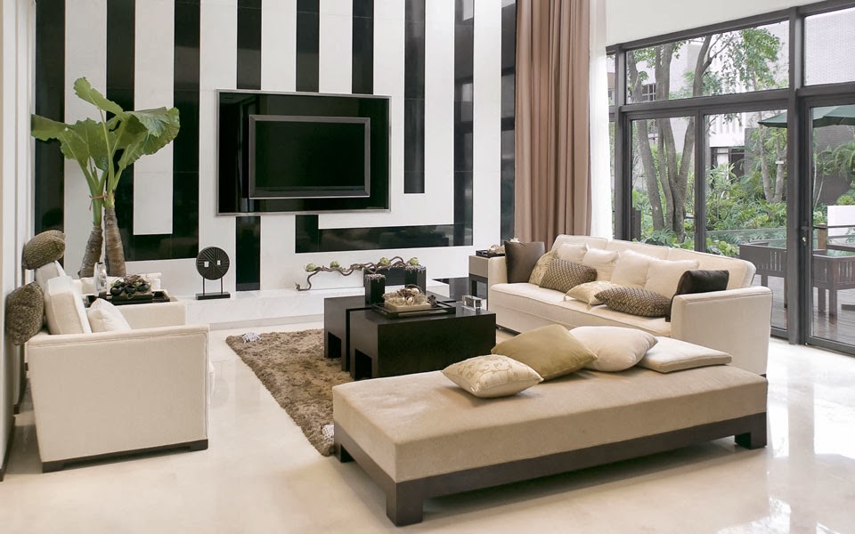Gaya Desain Interior Modern | Wallpaper Murah Indonesia