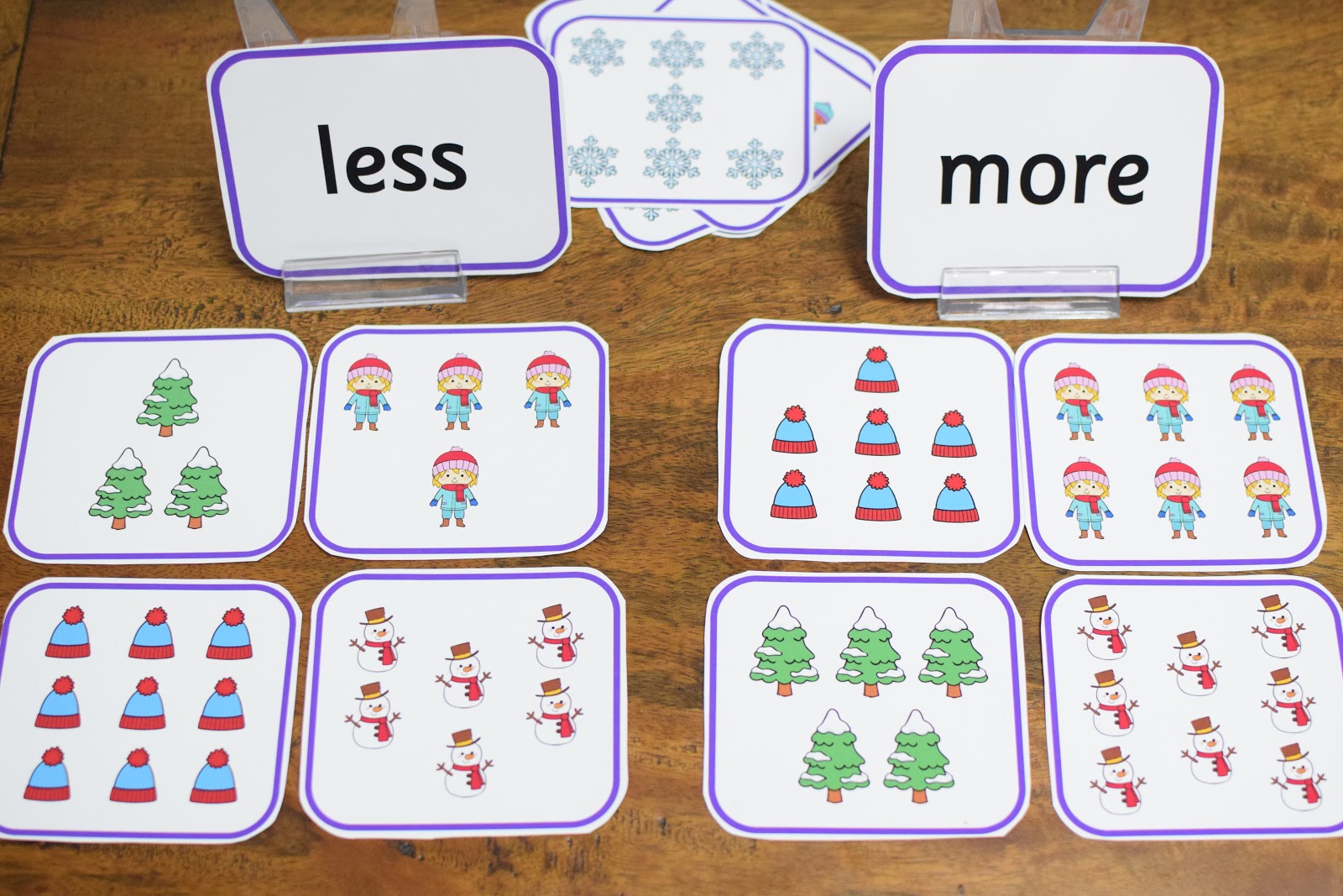 Hands-on Less and More Counting Activities | The Pinay Homeschooler