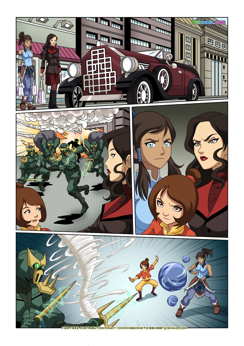 Quatrimzim Galeria: Girls Night Out(Avatar: A Lenda de Korra) PT-BR