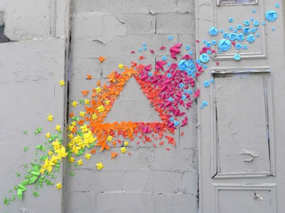 Giulia Geranium: Origami on Walls