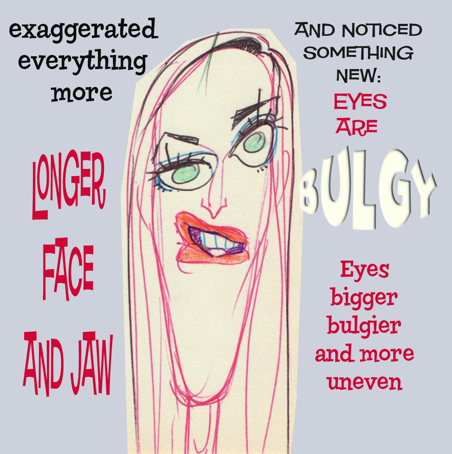 John K Stuff: Caricature Tips: From study to evolution