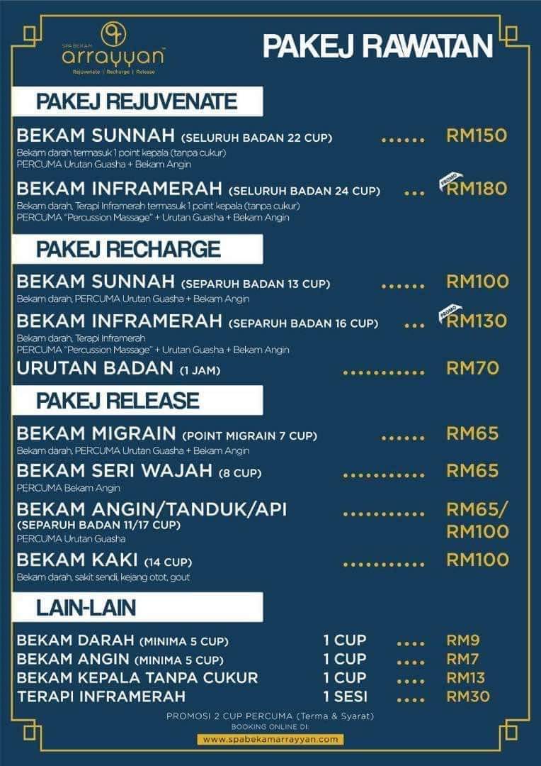 BEKAM SERI WAJAH DI SPA AR-RAYYAN KOTA KINABALU