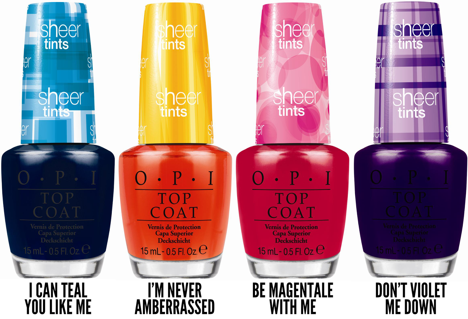 Chalkboard Nails News: OPI Sheer Tints Collection