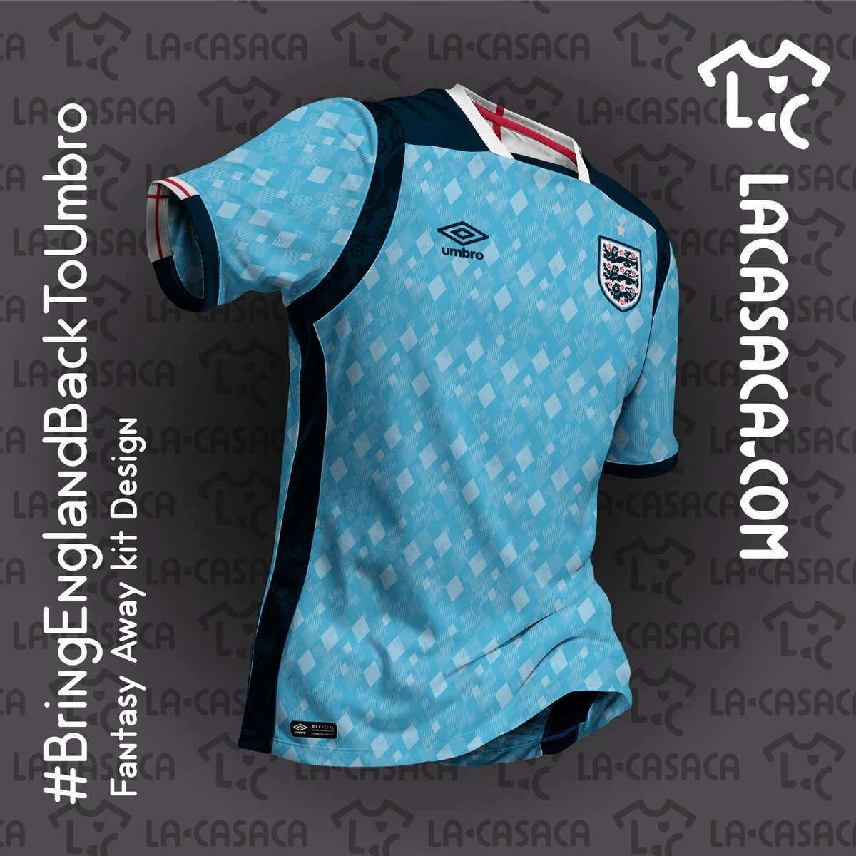 Stunning Umbro England Home & Away Concept Kits Revealed - Footy Headlines