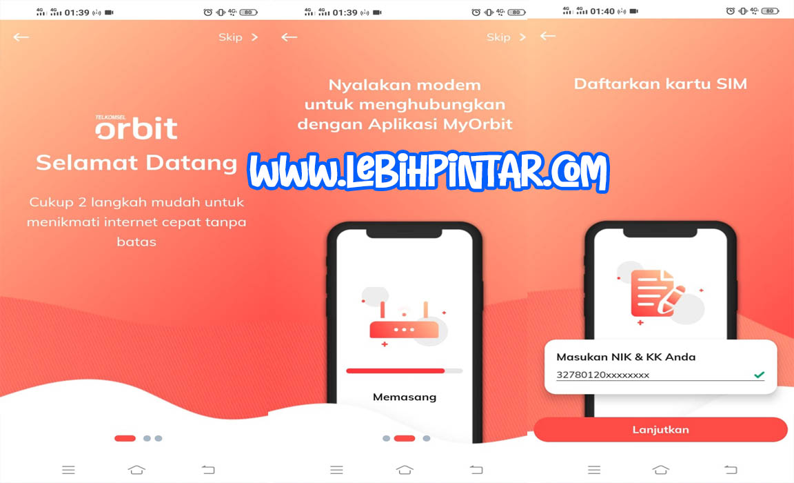 Cara Aktivasi Kartu SIM Telkomsel Orbit Star - Lebih Pintar