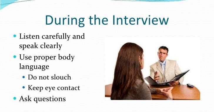 TIPS ON INTERVIEW: Know what the employer is looking for