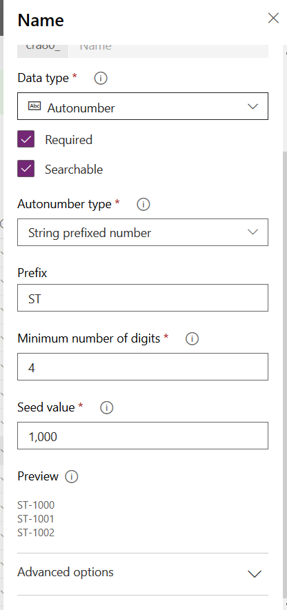 Dynamics 365 Customer Engagement: Configure Auto Number fields from OOB UI