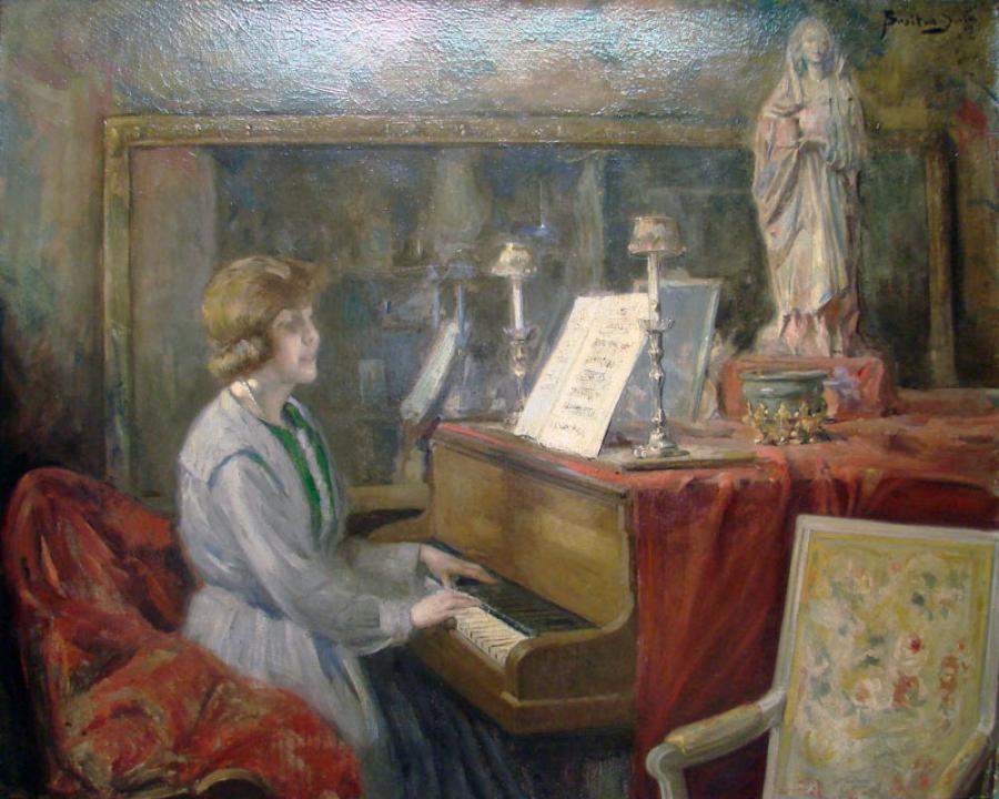 Albert BRAÏTOU-SALA (1885-1972) | Catherine La Rose ~ The Poet of Painting