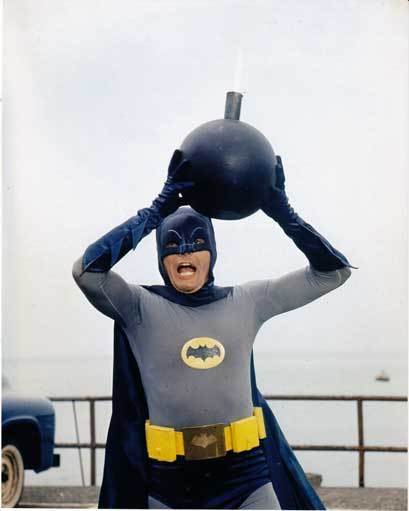 The Bat Channel!: Adam West picture: Batman with a bomb!