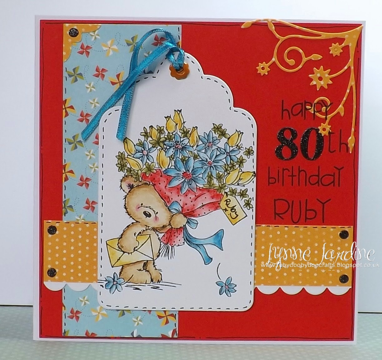 Ruby-Dooby-Doo Crafts: Card for Ruby