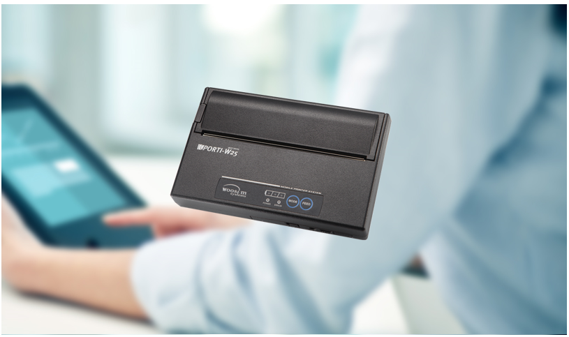 Woosim Systems 4-inch Mobile Printer Porti-W25 - Woosim Systems Inc.