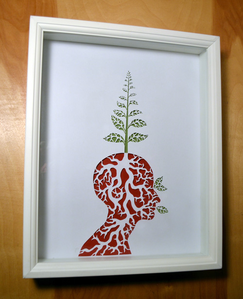 Heather Clements Art: Roots - Paper Cut