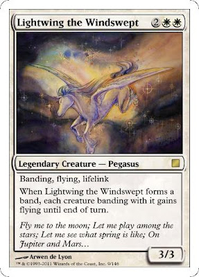 Bob's MTG Created Card Blog: Chimzar - Designing Banding, Part 1