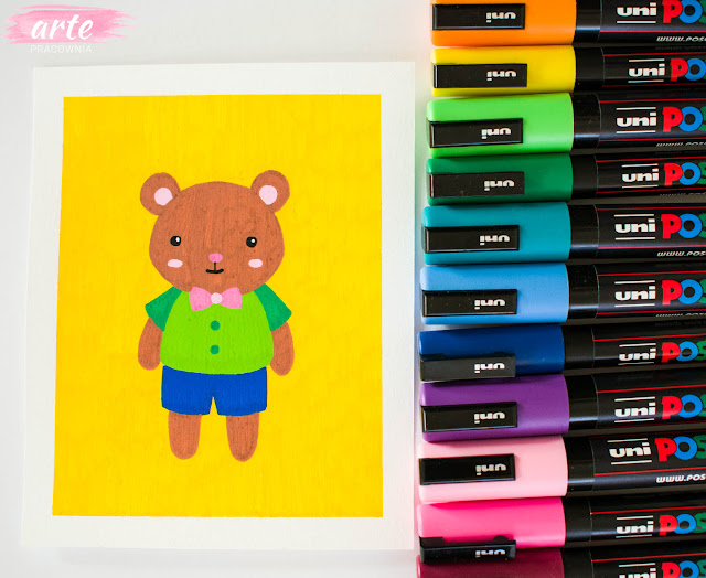 Posca Markers - Review | Artistic Blog - learn how to draw with colored ...