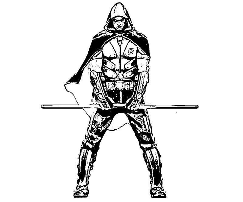 How To Draw Batman Arkham City Robin