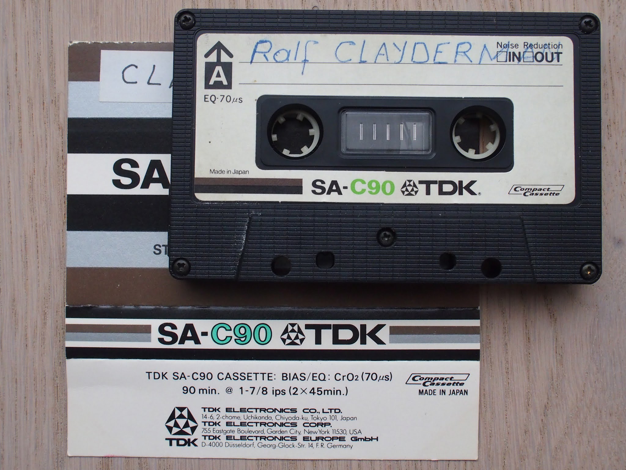 Audiochrome: Cassette tape measurements: TDK SA, SF, CDing II