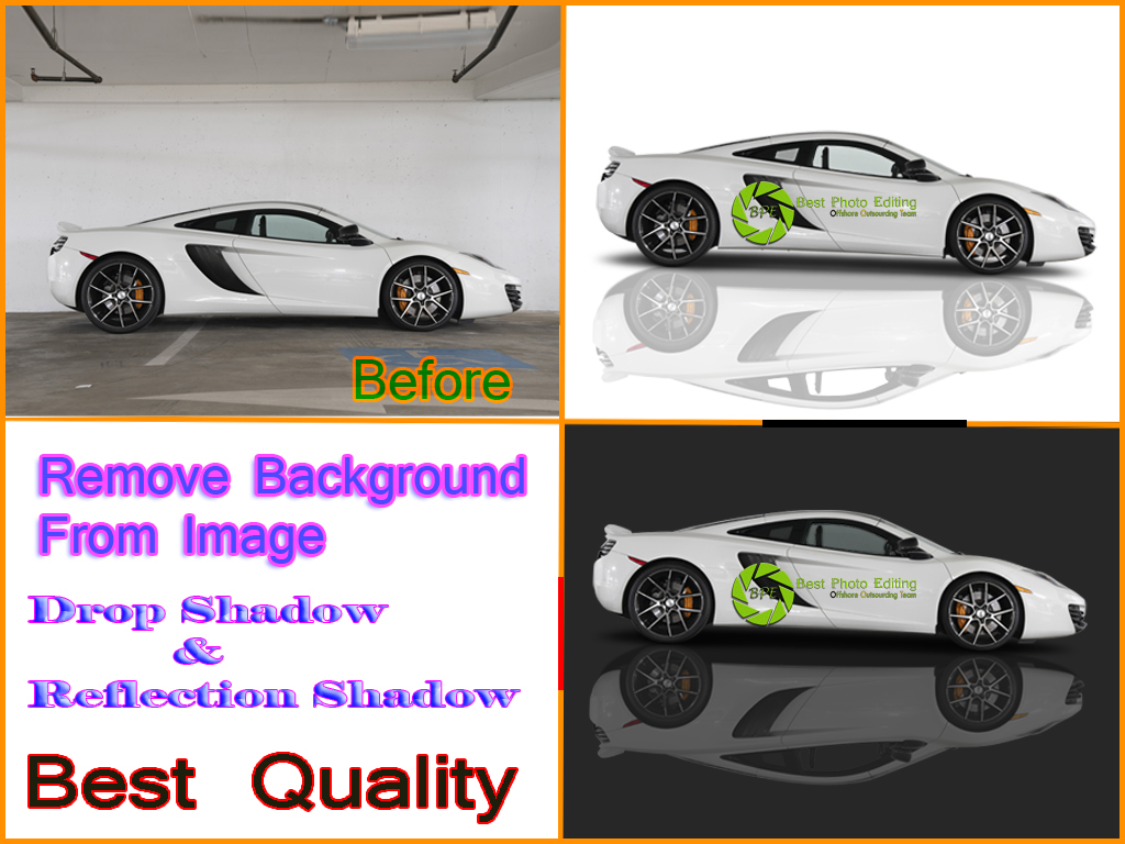 HQ Car Edits And Car Reflection Shadow Service