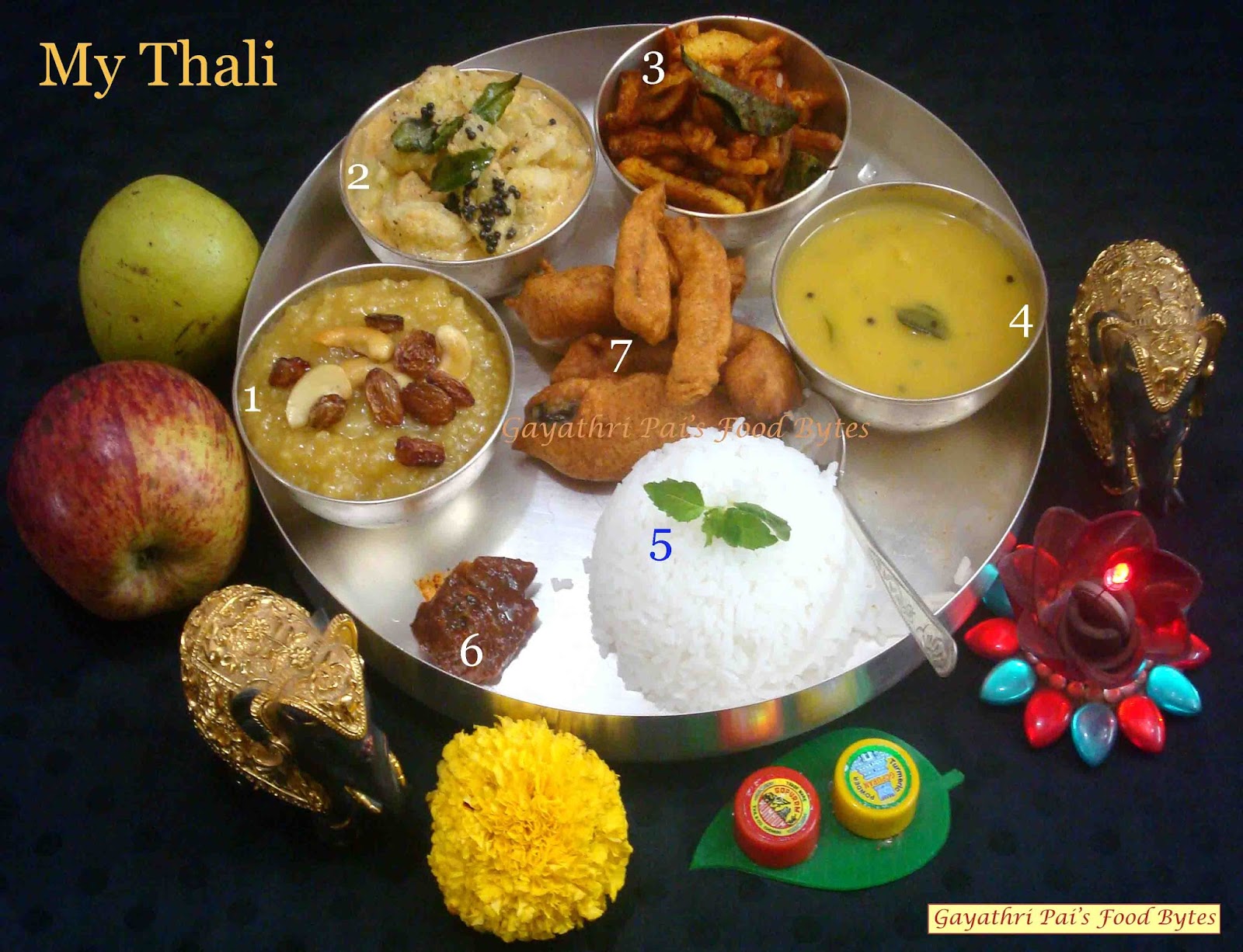 Gayathri Pai's Food Bytes: My Thali 36.