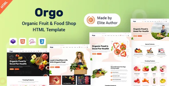 Orgo Organic Food Shop HTML Template - Download New Themes