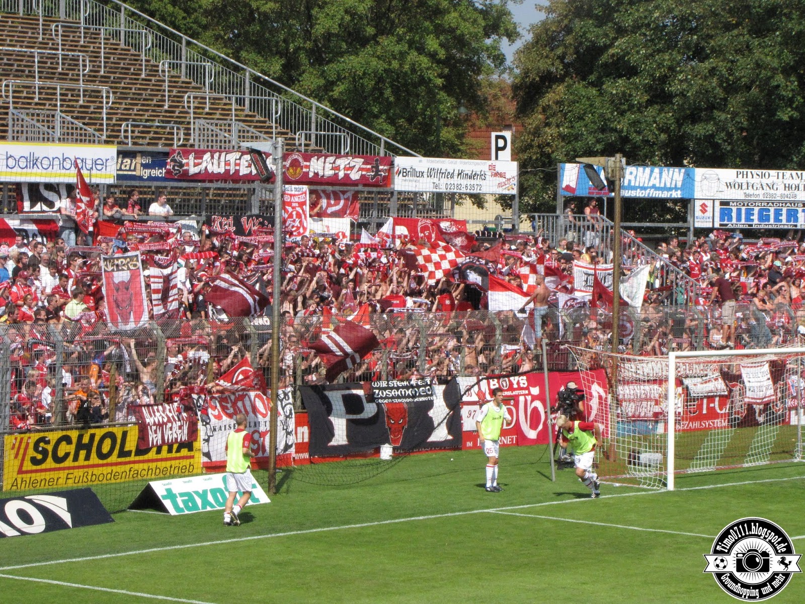 16.08.2009 / Rot-Weiss Ahlen - 1.FC Kaiserslautern 3:1 / Wersestadion ...