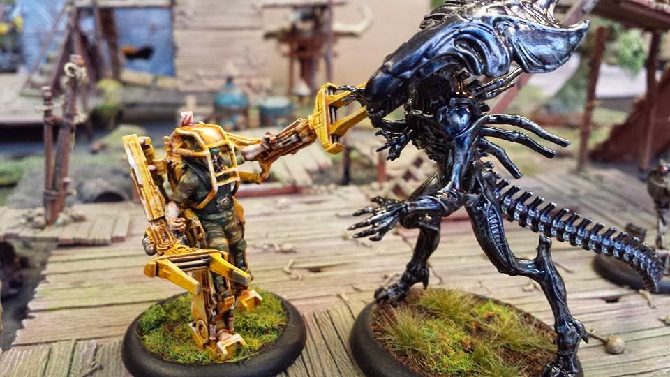 GMorts Chaotica: Aliens Vs Predator Miniatures Game - Painted ...