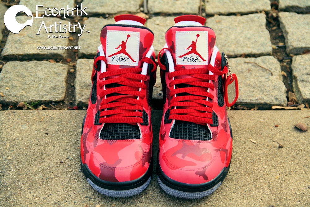Customer Spotlight: Jordan 4 "Red Urban Camo"