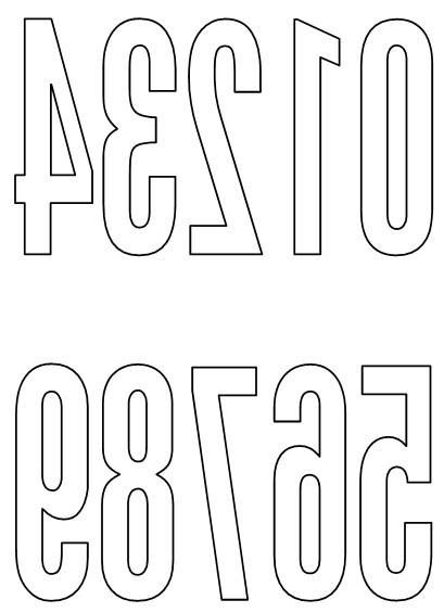 Block Letters And Numbers Font - Letter Format