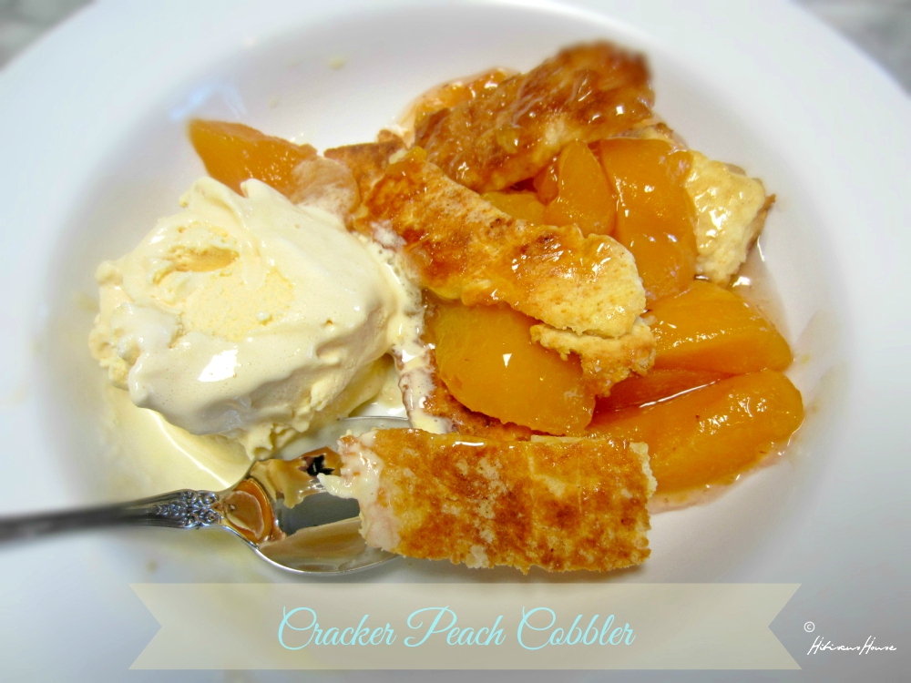 Hibiscus House: Cracker Cobbler ~ Peach