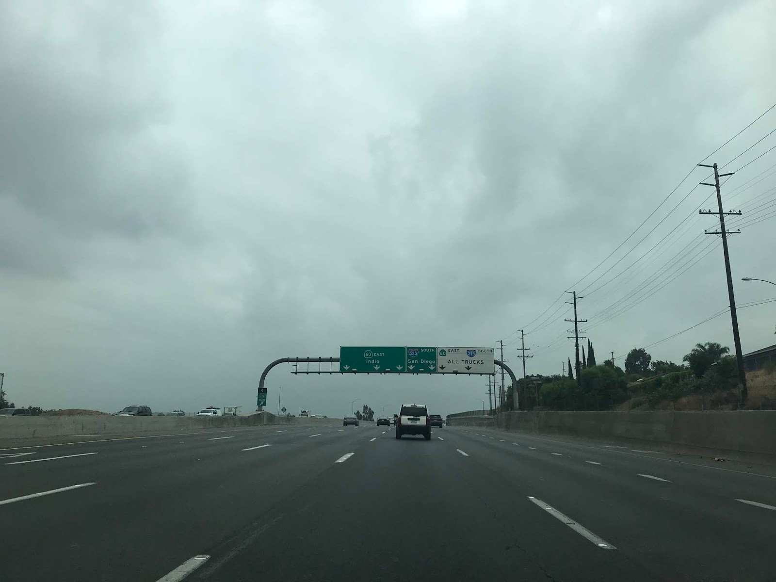 Interstate 215/former Interstate-15 East and California State Route 194
