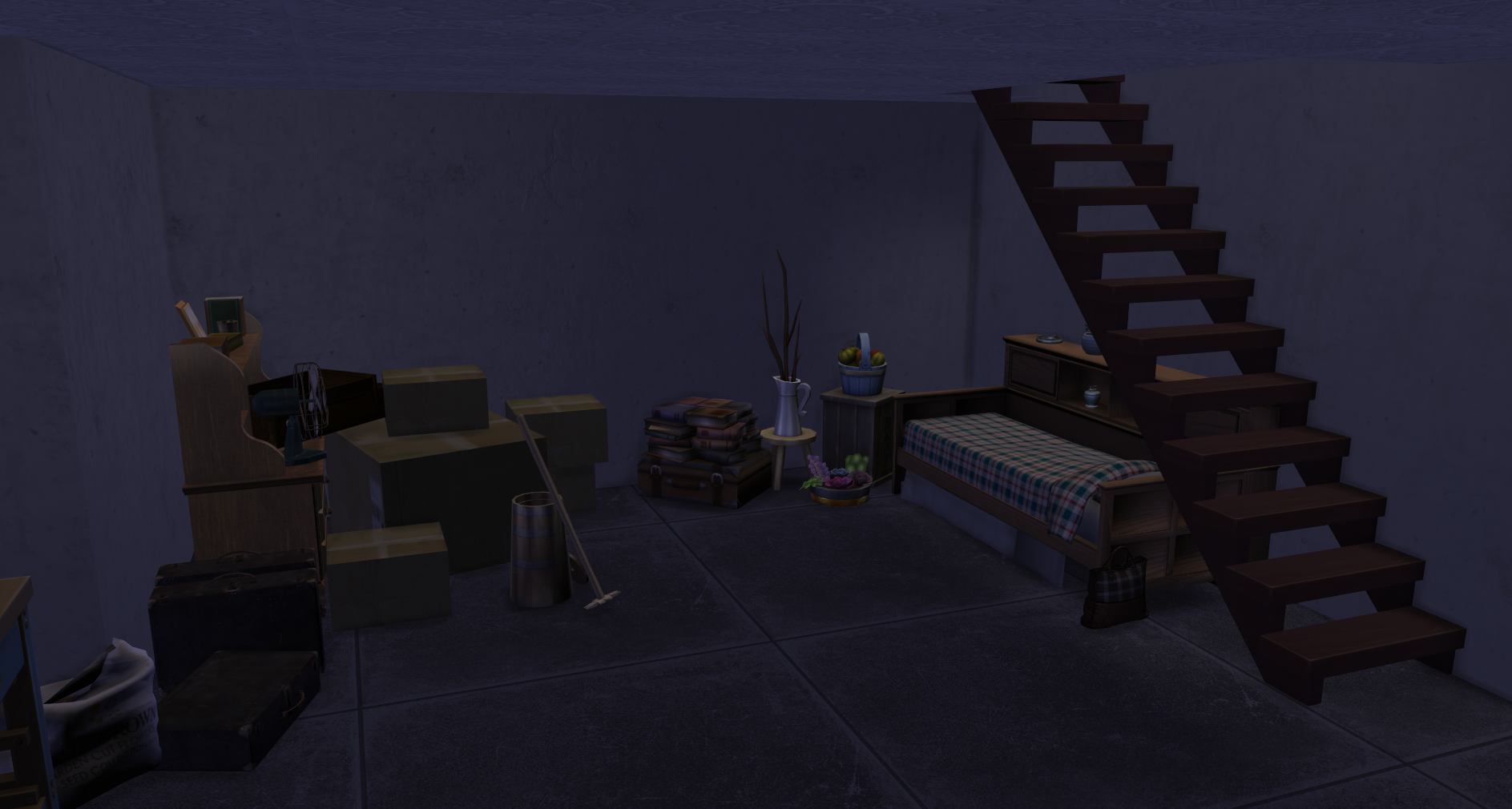 The Sims Powder Room: The Cronhardt