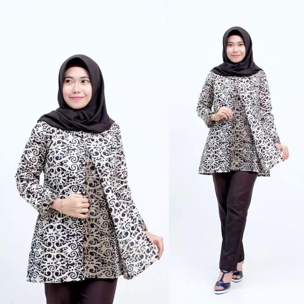 Model Tunik Batik Terbaik 2020 Desain Mewah Dan Modern - Model Baju Korea
