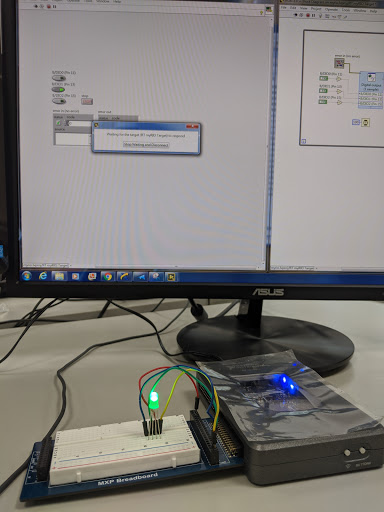 [ LabVIEW實作 - NI myRIO基礎篇 ] RGB三色LED燈 硬體交換控制
