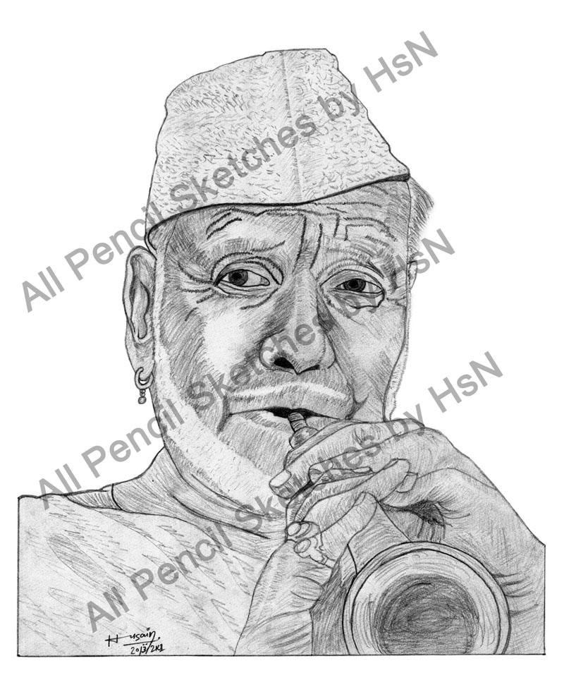 My Pencil Sketches: A Pencil Sketch of A Famous Indian Personality ...