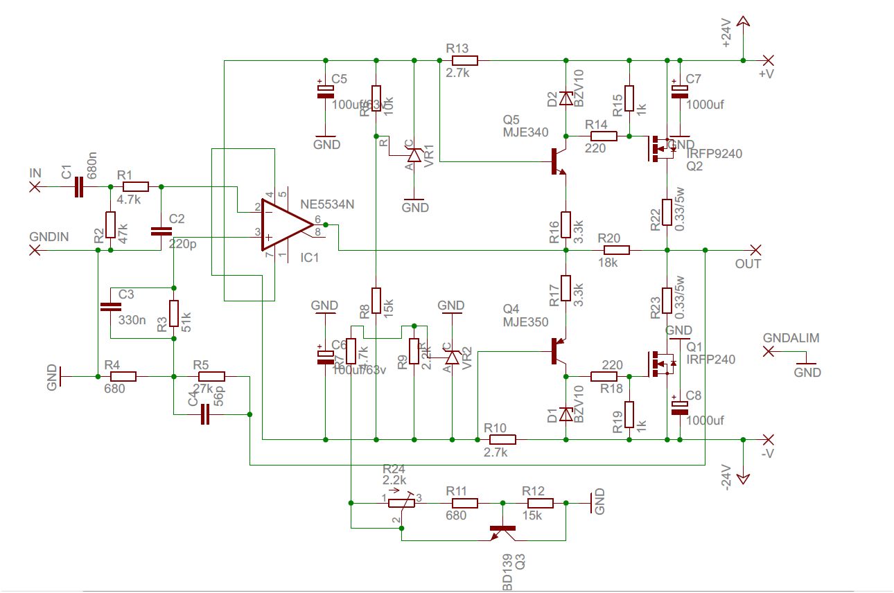 RO ELECTRONICA: SCHEMA AMPLIFICATOR STABIL CU TRANZISTOARE