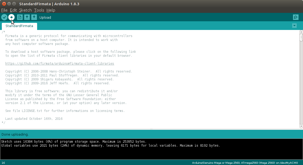 Hermes_Orbit: ควบคุม Arduino ด้วย Processing