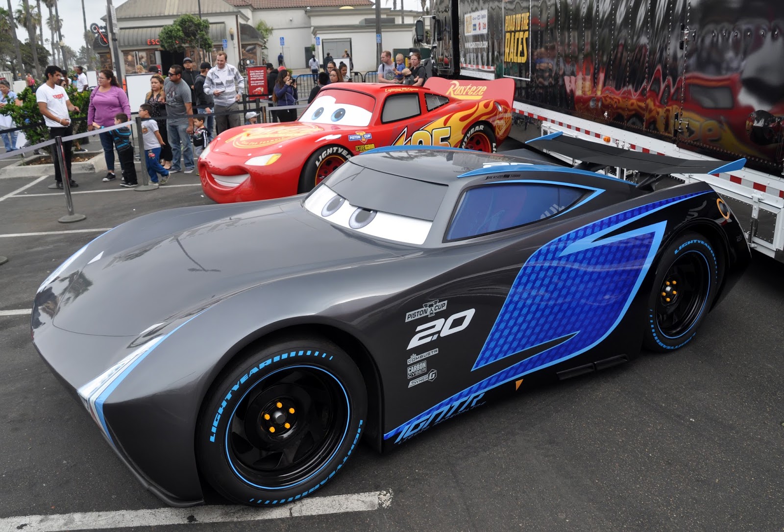 Just A Car Guy: the Cars 3 roadshow came to San Diego today, and will ...