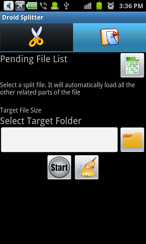 Ishara Software Corporation: Droid Splitter (Android Application)