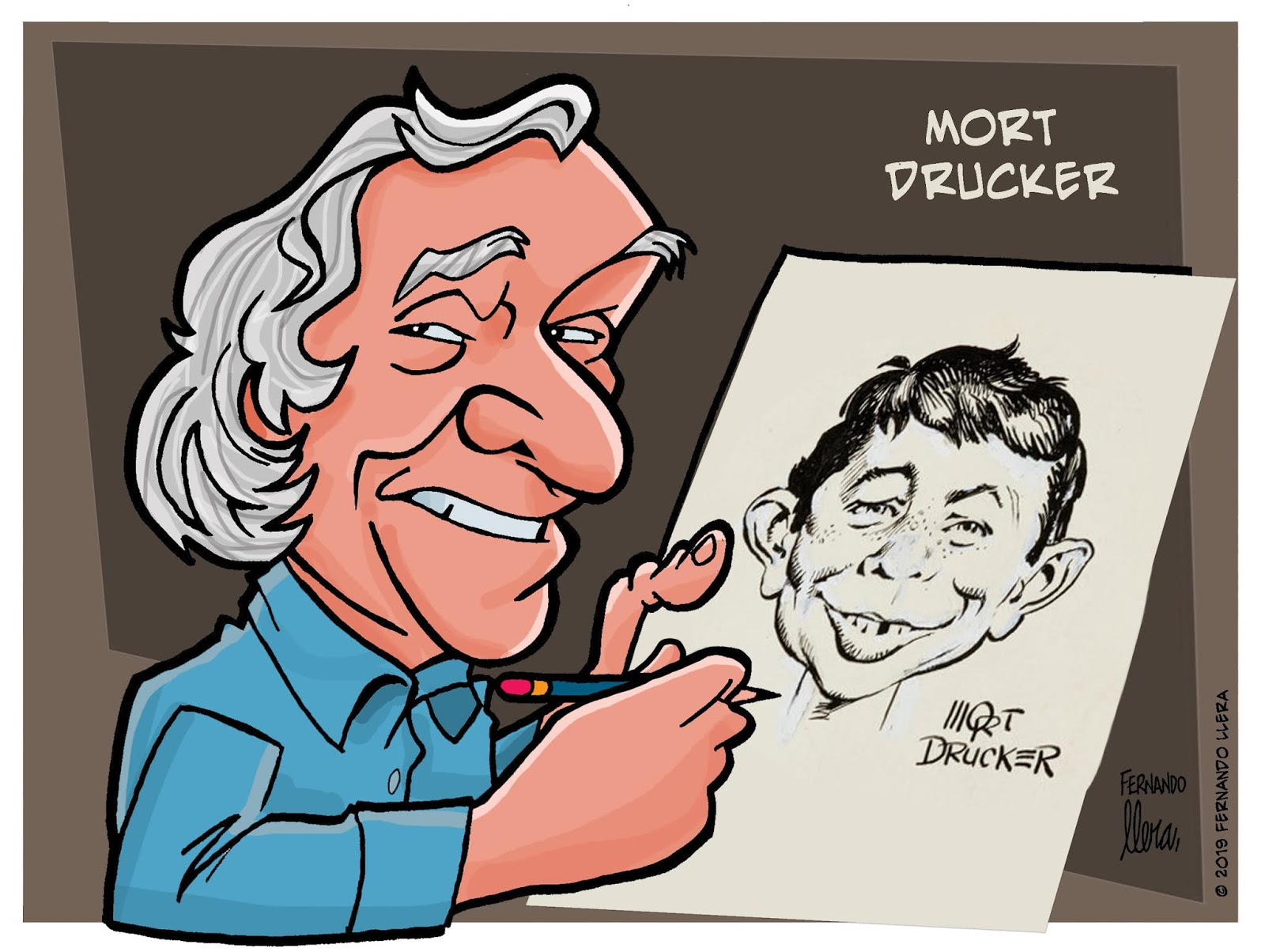 FERNANDO LLERA 'TOONS: Very Sad News: MORT DRUCKER is gone!
