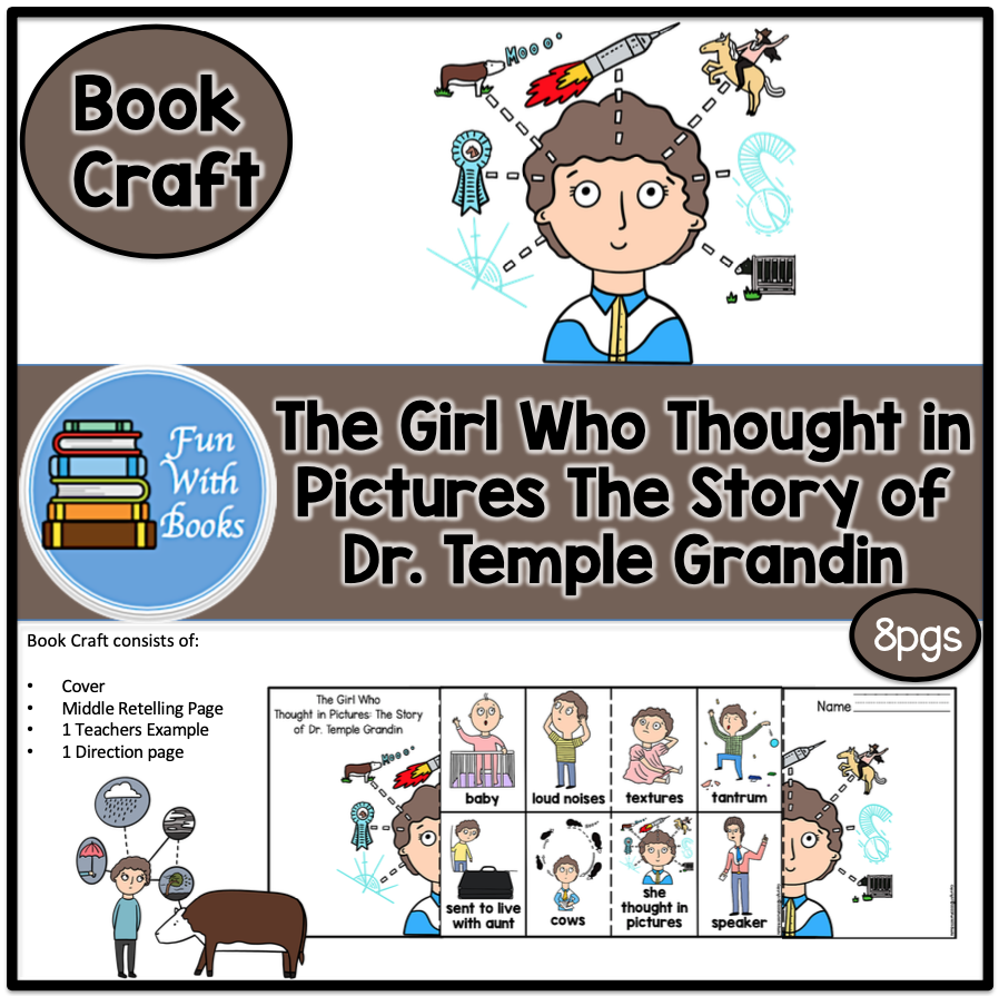THE GIRL WHO THOUGHT IN PICTURES: THE STORY OF DR. Temple Grandin BOOK ...