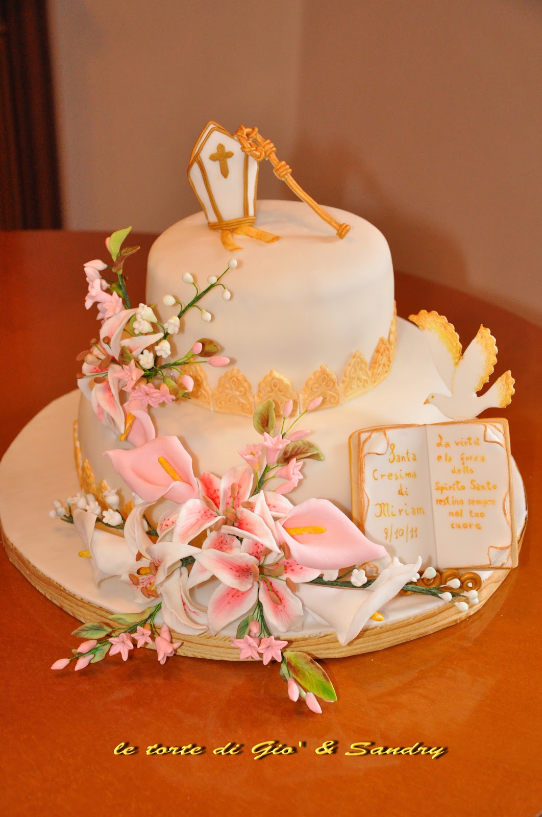 la dolce rosa di monte: Cresima