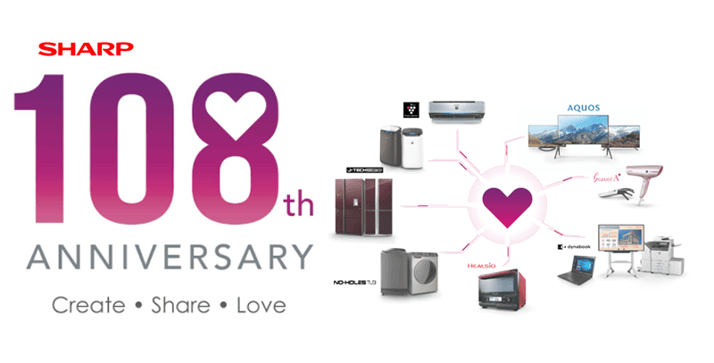 Sharp celebrates 108th year, launches new products in PH