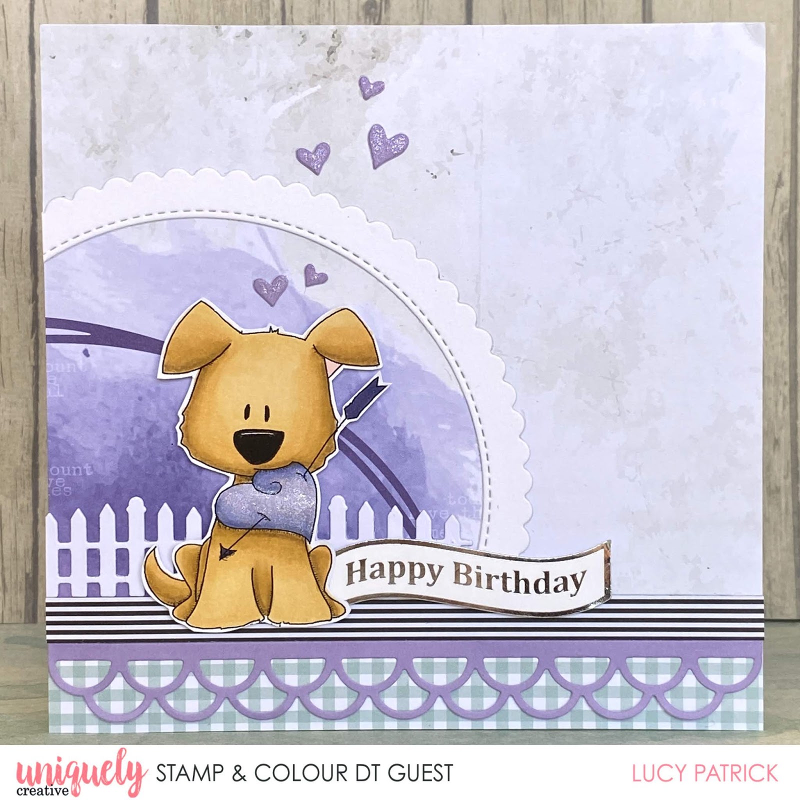 Lucy loves scrapping: Birthday pup card using Uniquely Creative and ...