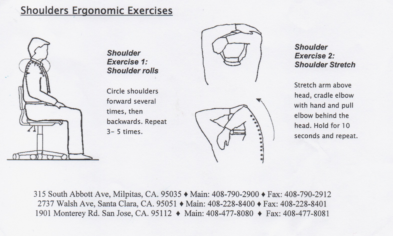 Health As I See It: Ergonomic Exercises: For Computer Users