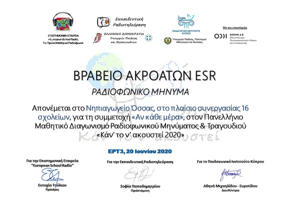 "ΠΕΡΙ... ΝΗΠΙΑΓΩΓΩΝ" : Ιουλίου 2020