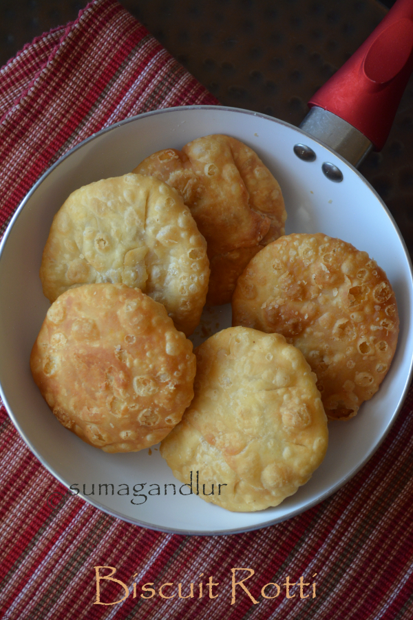 Veggie Platter: A - Z Karnataka Cuisine ~ B for Biscuit Rotti