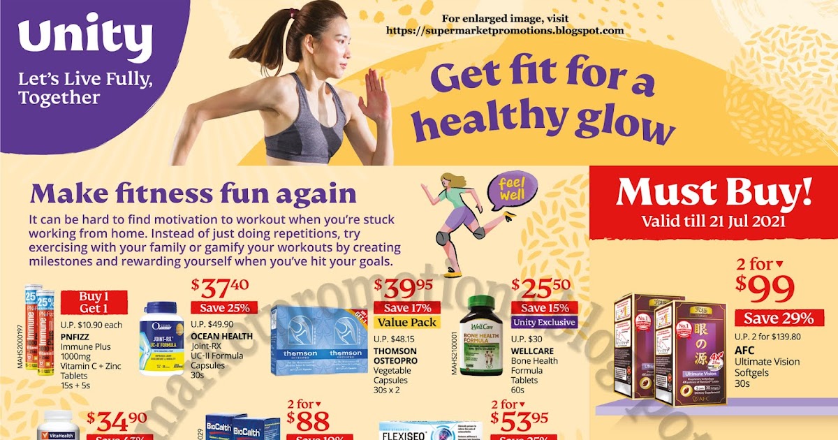 Unity Pharmacy Promotion 15 July 2021 ~ Supermarket Promotions